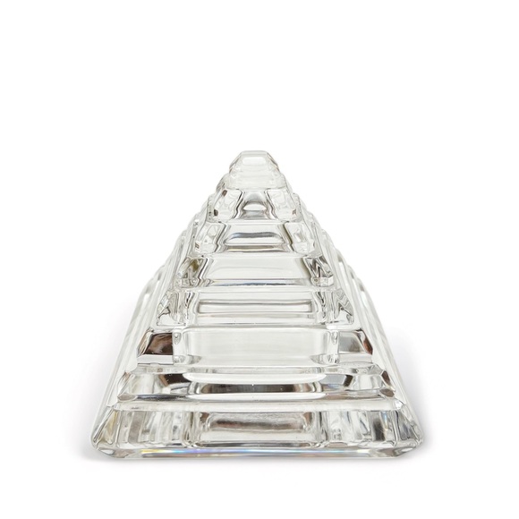 Tiffany & Co. | Accents | Tiffany Co Vintage Modernist Crystal Pyramid ...